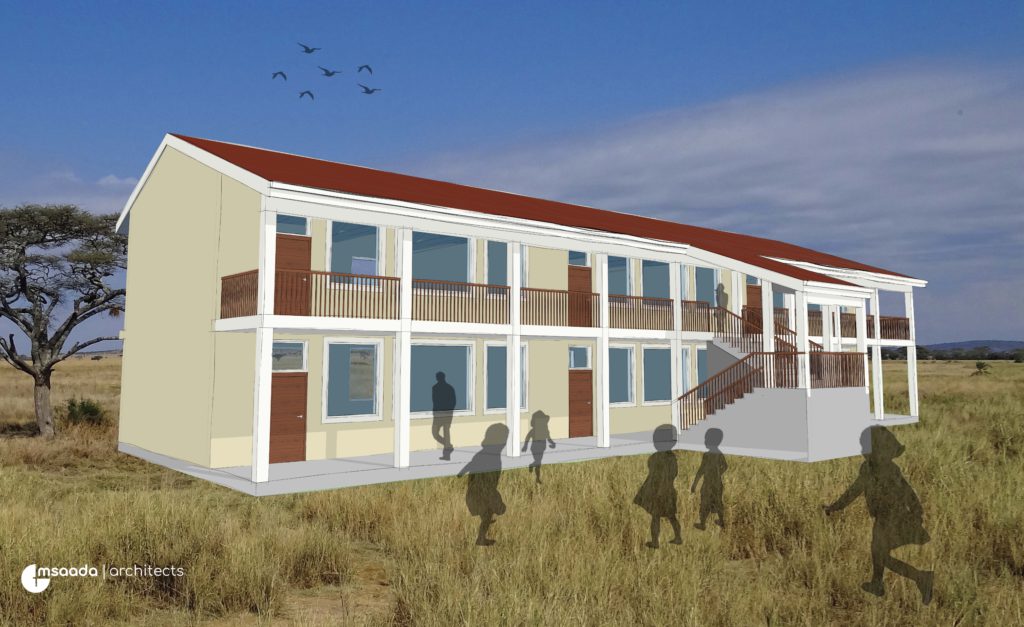 Two-Story 6 Room School Building - Heart to Care Tanzania
